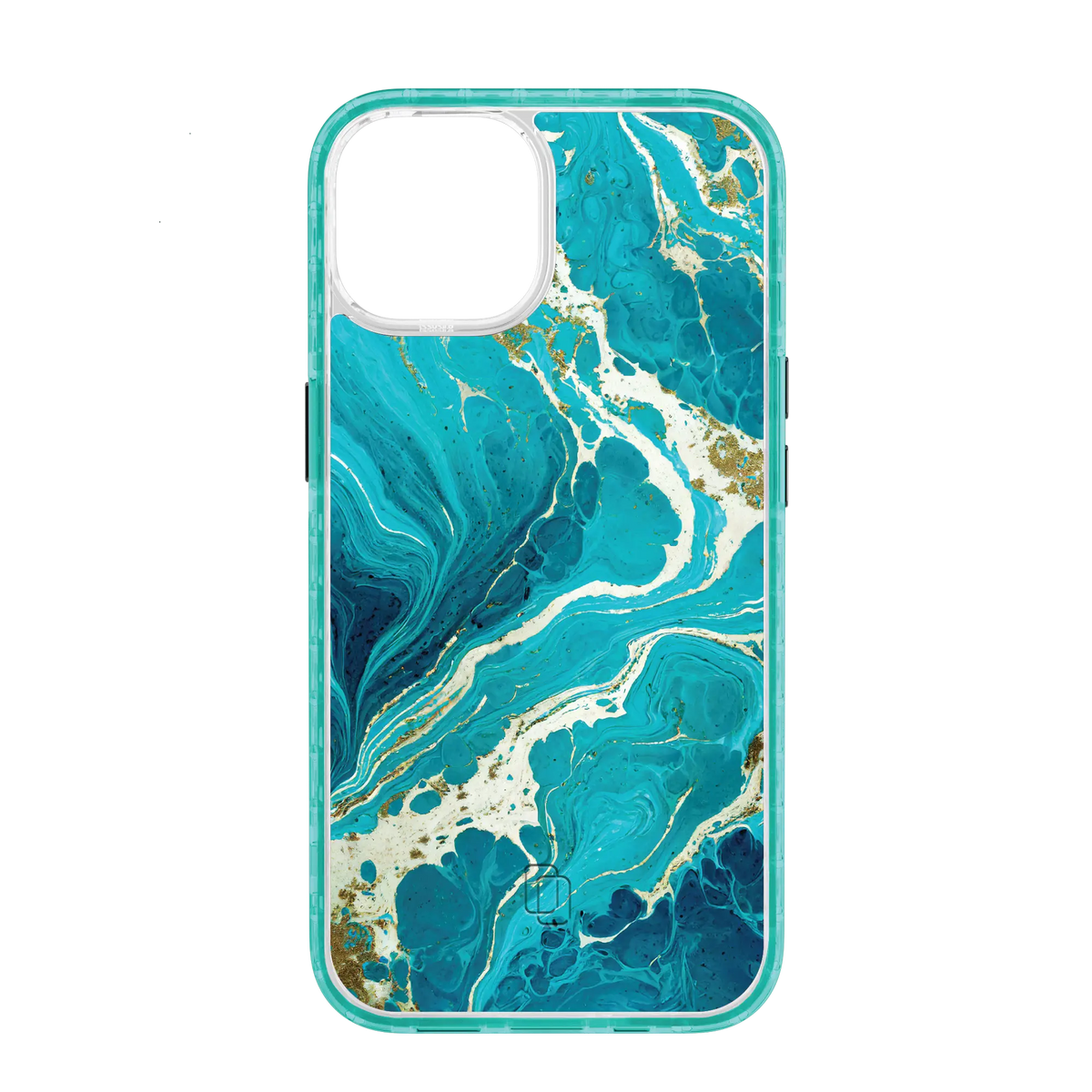 Aqua Stone | Protective MagSafe Marble Case | Apple iPhone 14 Series