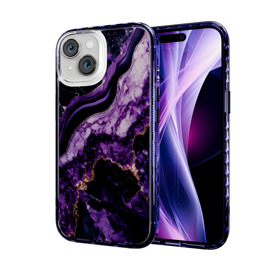 Falling Dusk | MagSafe Purple Marble Case | Apple iPhone 15 Series